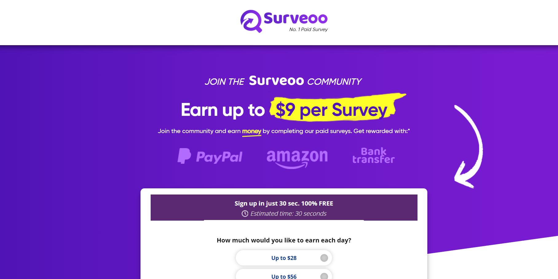 Surveoo - Earn From The Web